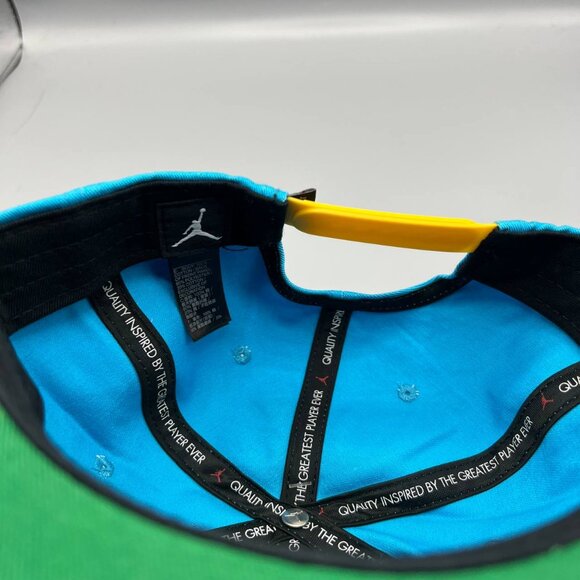 Jordan | Accessories | Air Jordan Hat Men Blue Yellow Worldwide Jumpman ...